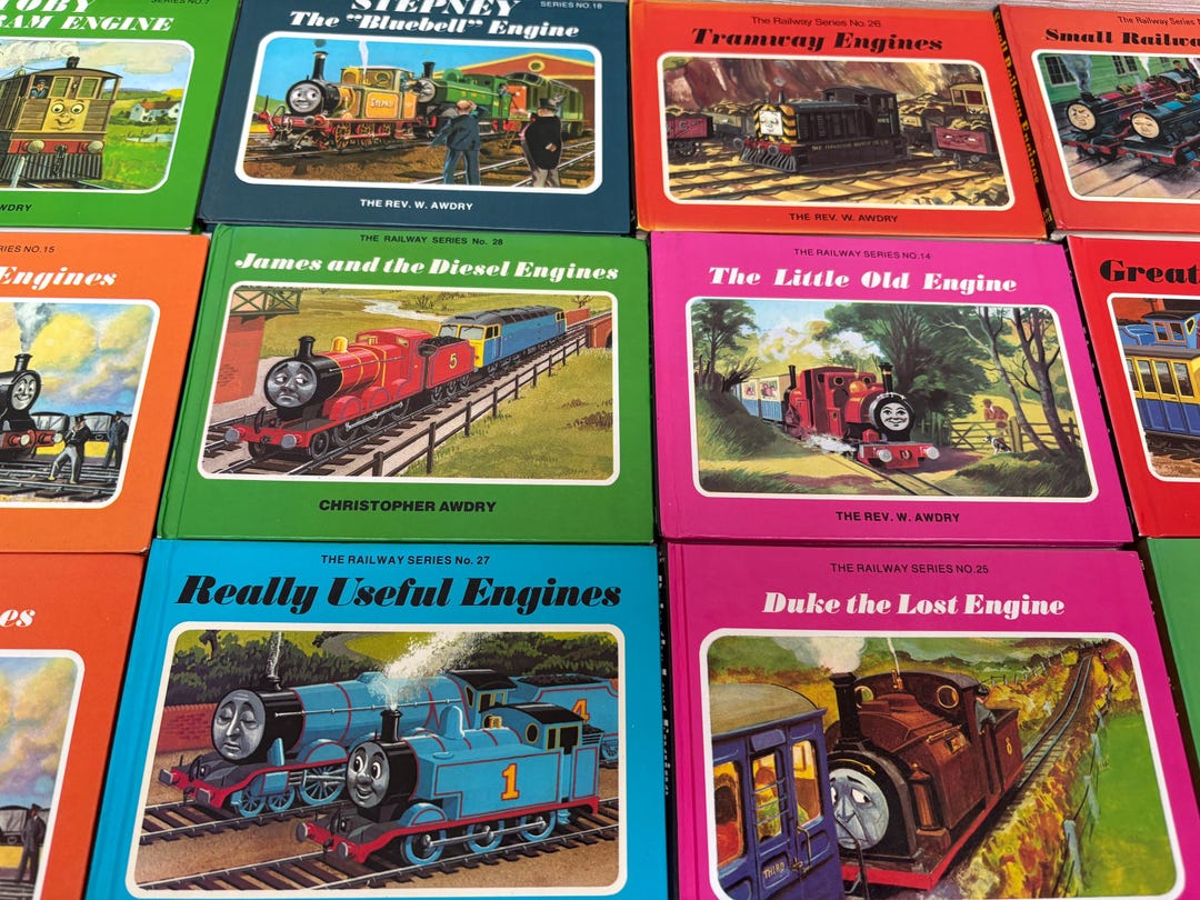 Vintage 1970/80s the Railway Series Thomas the Tank Engine Hardback ...