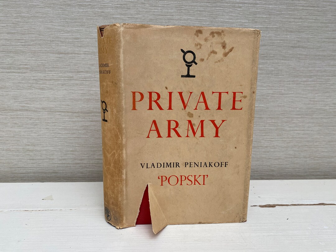 Private Army Lieutenant-colonel Vladimir Peniakoff Popski 1950 First ...