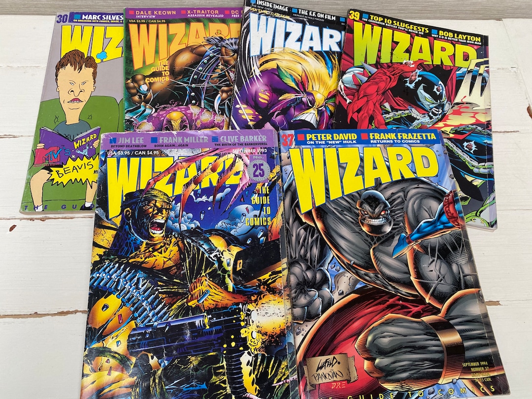 Wizard - the Guide to Comics - 1990s Various Copies Available Sold ...