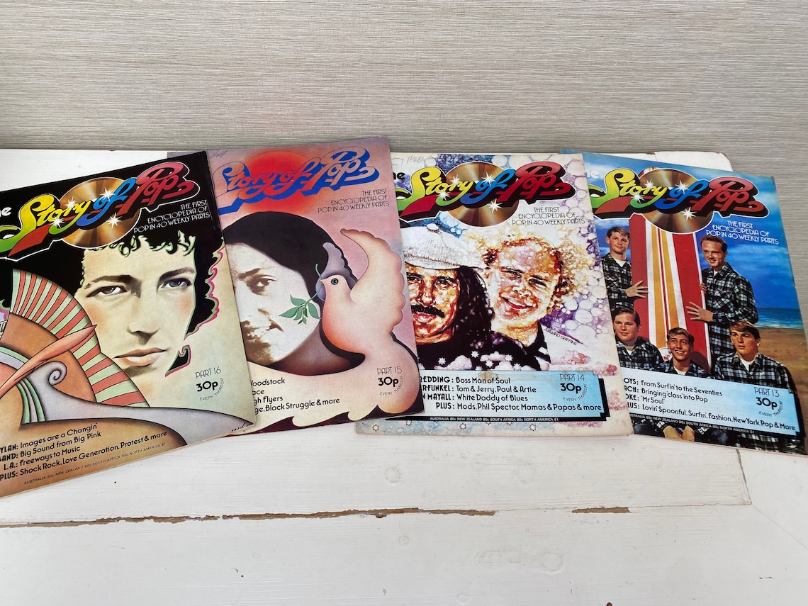 The Story of Pop Magazines 1970’s - Sold Seperately - Etsy