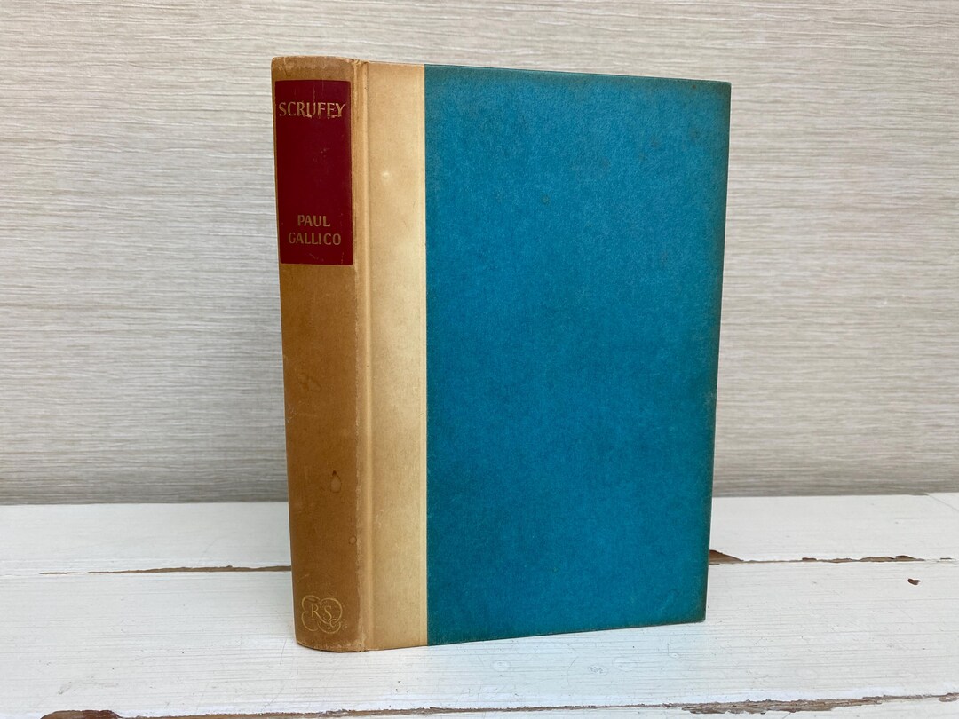 Scruffy by Paul Gallico 1963 Vintage Hardback Book the Reprint Society ...