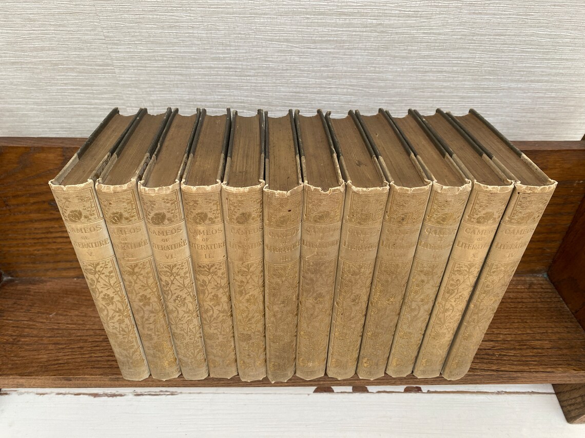 Cameos of Literature From Standard Authors -mrs. Valentine 1894 Antique ...