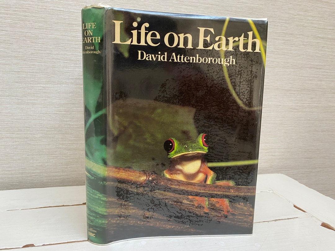 Life on Earth by David Attenborough- 1979 Vintage Hardback Book With ...