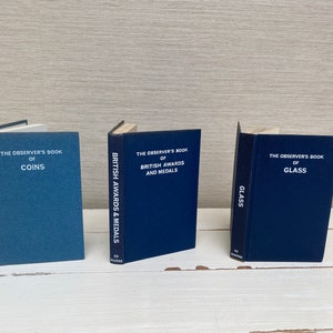 Vintage Observer Pocket Books / Reference Books No Dustcovers - Various ...