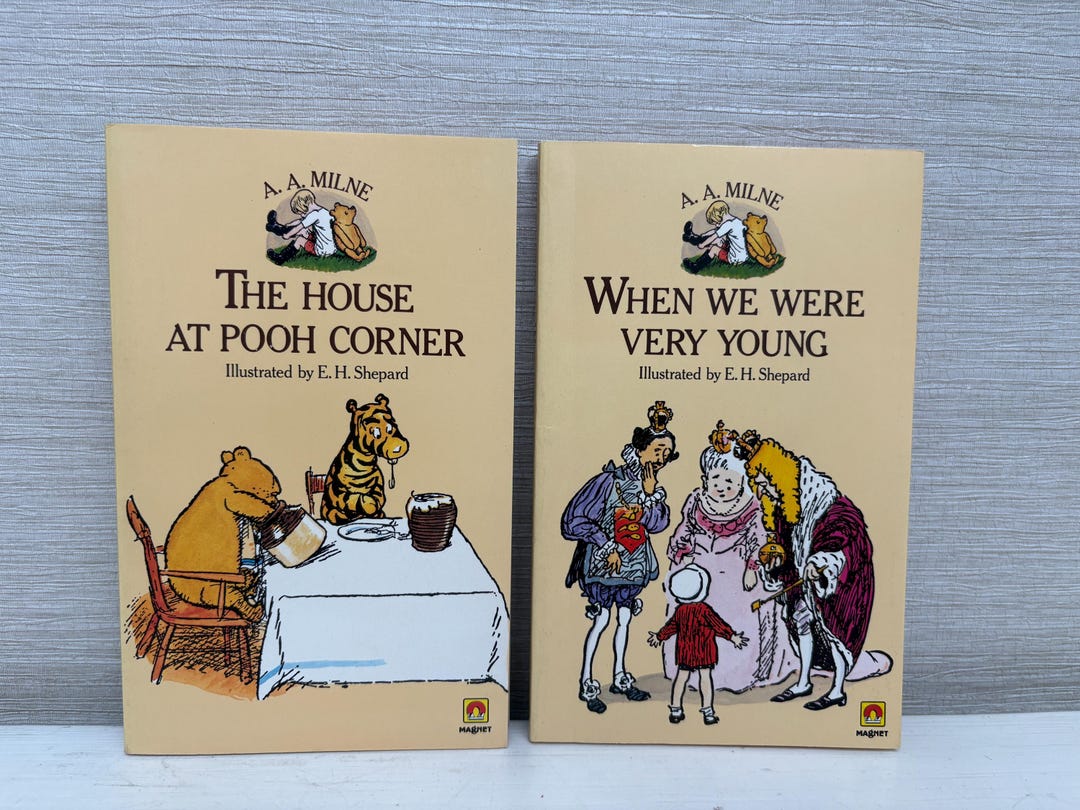 Winnie the Pooh - AA Milne -1980s Paperback Books Magnet - SOLD ...