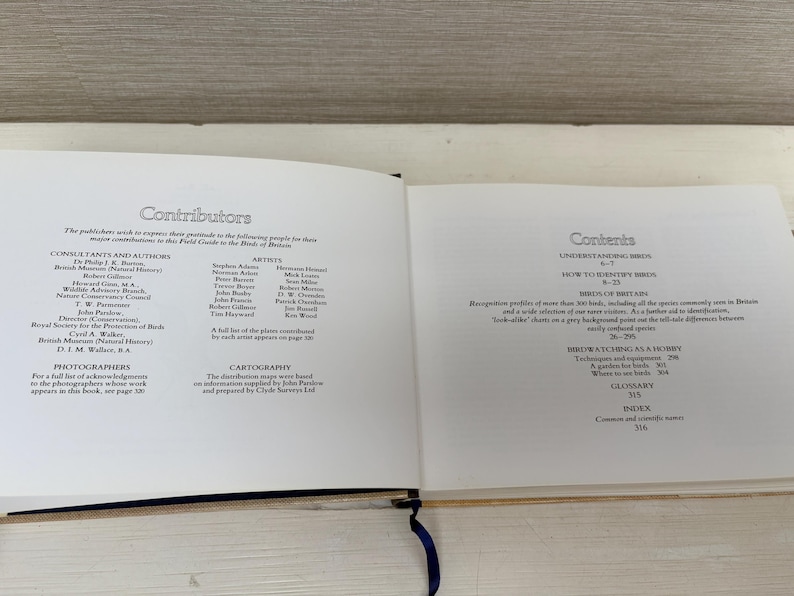 Field Guide to the Birds of Britain First Edition 1981 Hardback Book ...