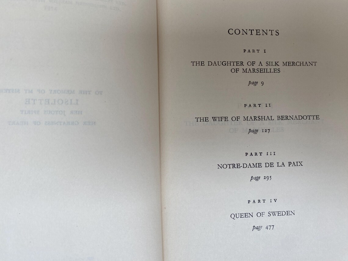 Desiree by Annemarie Selinko Vintage Hardback Book 1954 - the Reprint ...