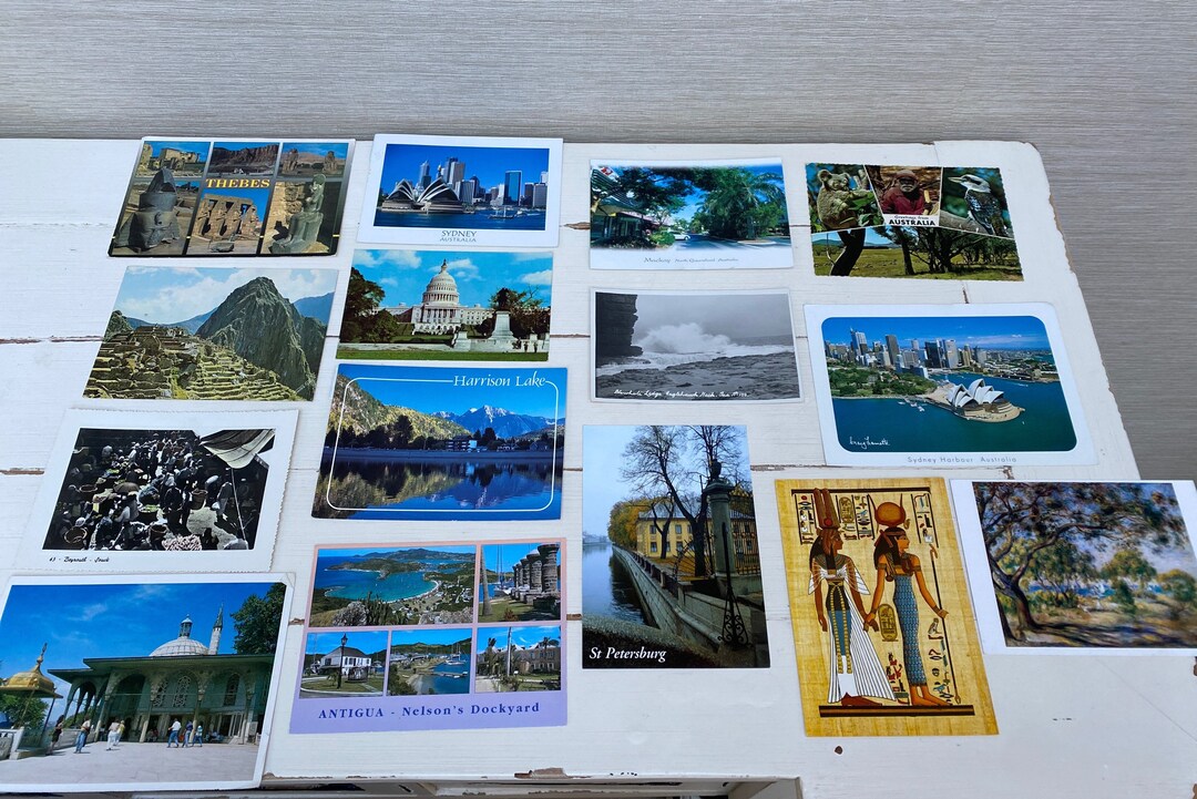 Vintage Postcards 1970s-2000s - Selection of 15 - Egypt Australia ...