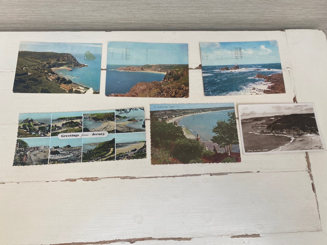 1940/50 and 60s Postcards of Jersey X 6 - Etsy