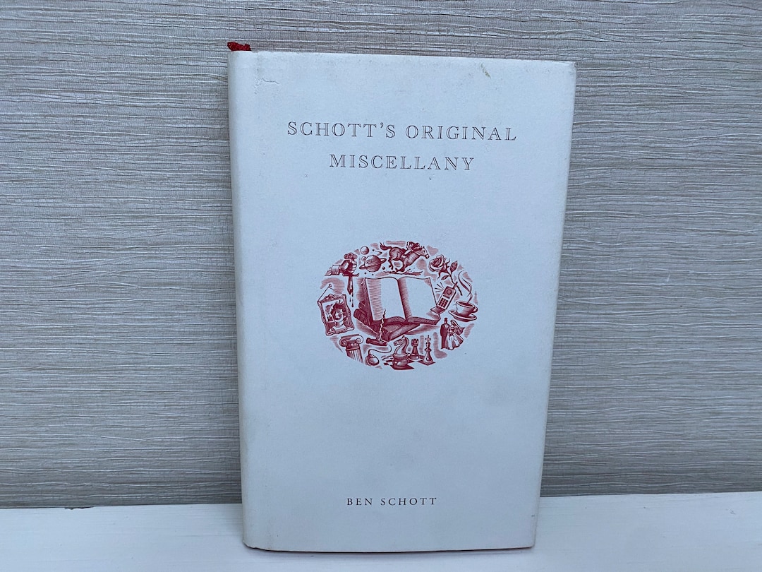 Schotts Original Miscellany 2002 Hardback Book by Ben Schott - Etsy