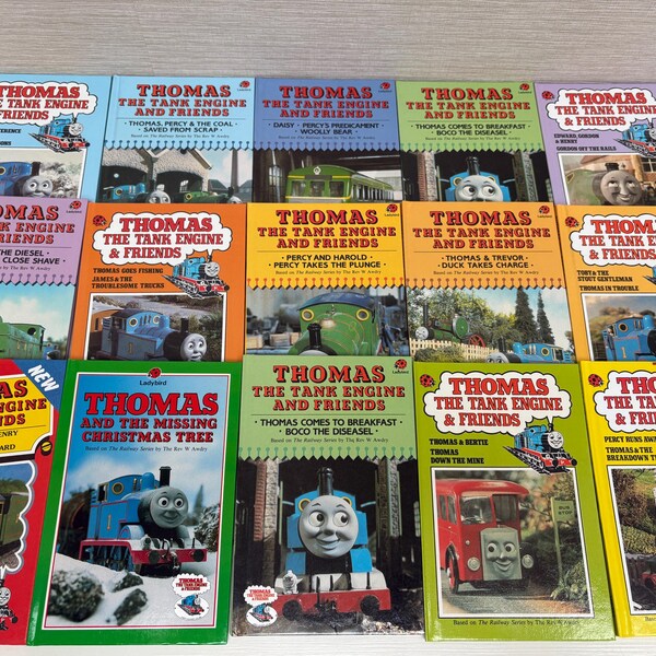 Thomas the Tank Engine Ladybird Books - Etsy Australia