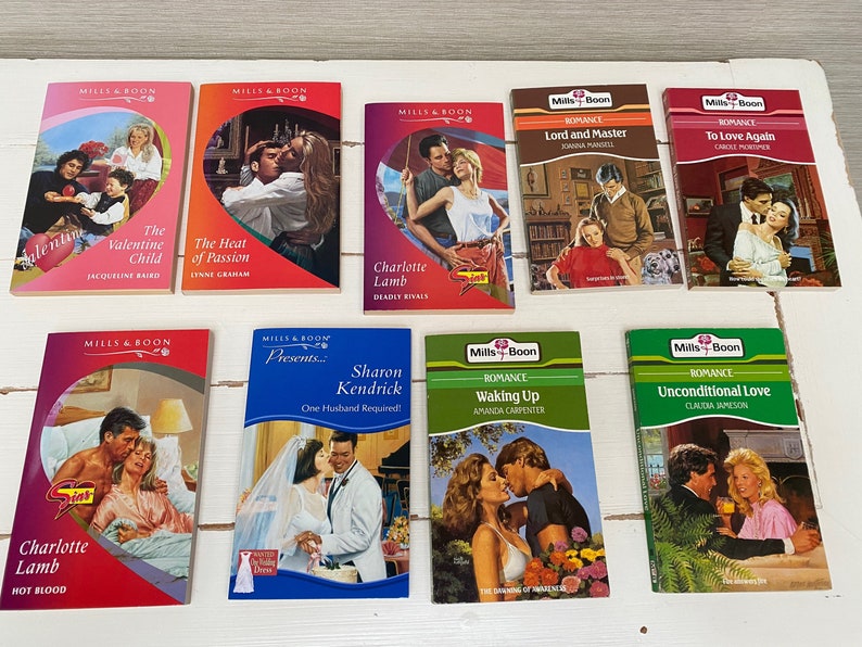 Mills & Boon Vintage Romance Paperback Books 1970s to Date - Etsy UK