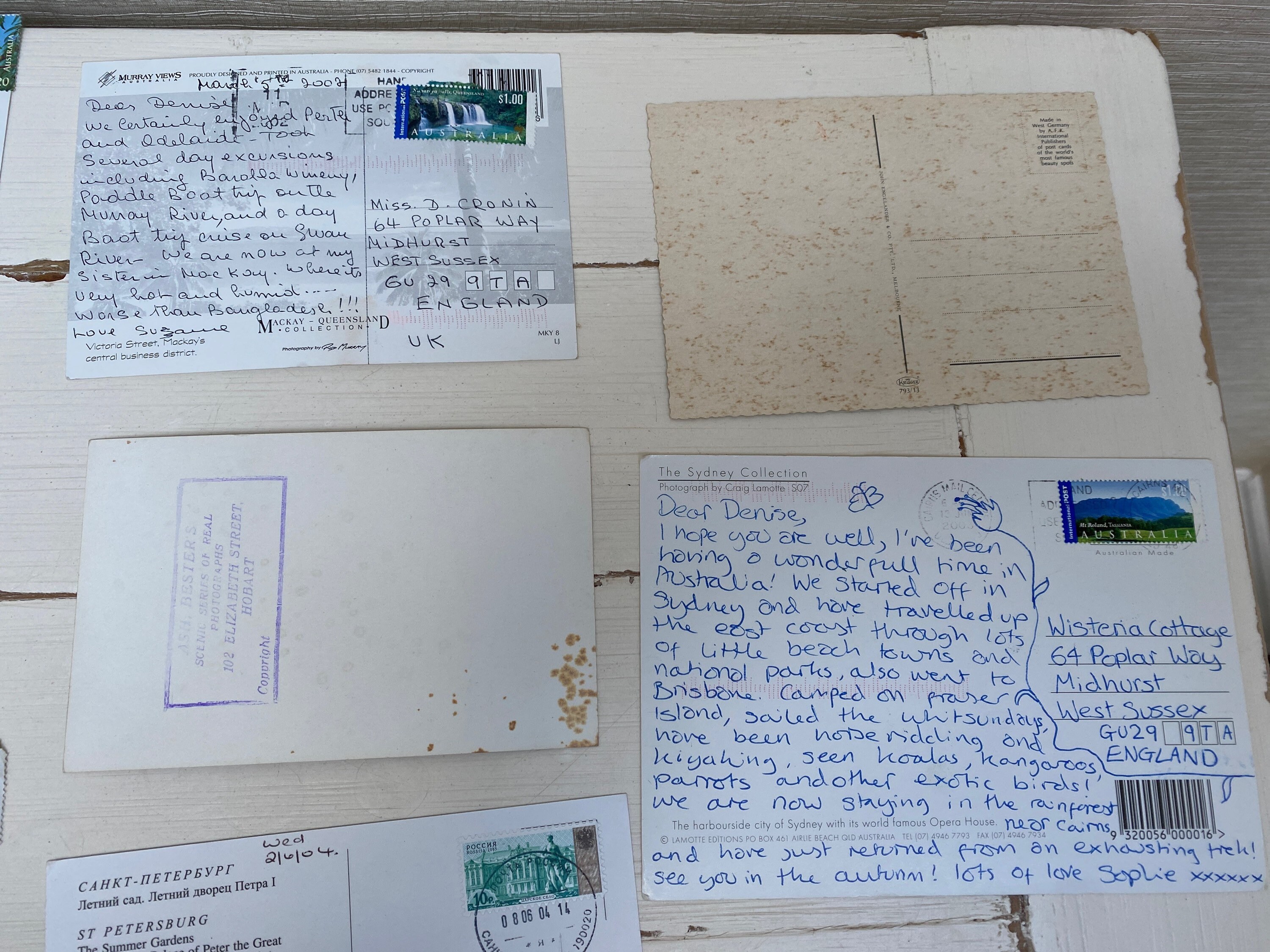 Vintage Postcards 1970s-2000s - Selection of 15 - Egypt Australia ...