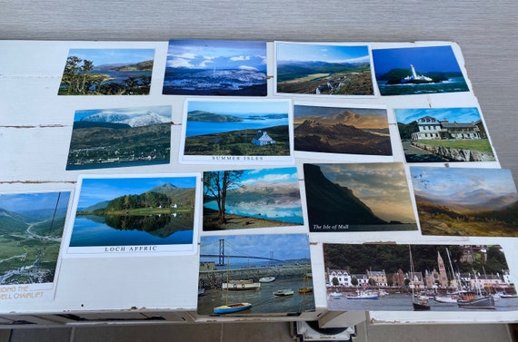 Vintage Postcards Scotland Selection of 15 | Etsy