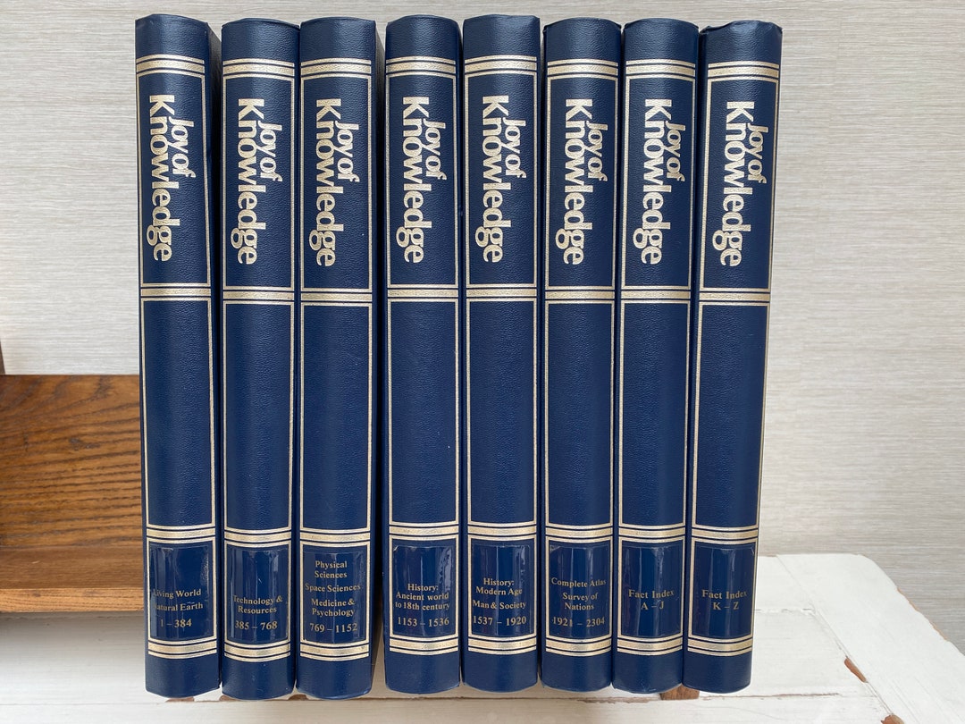 Joy of Knowledge 1980s Complete Set in Blue Binders With Fact Index - Etsy UK