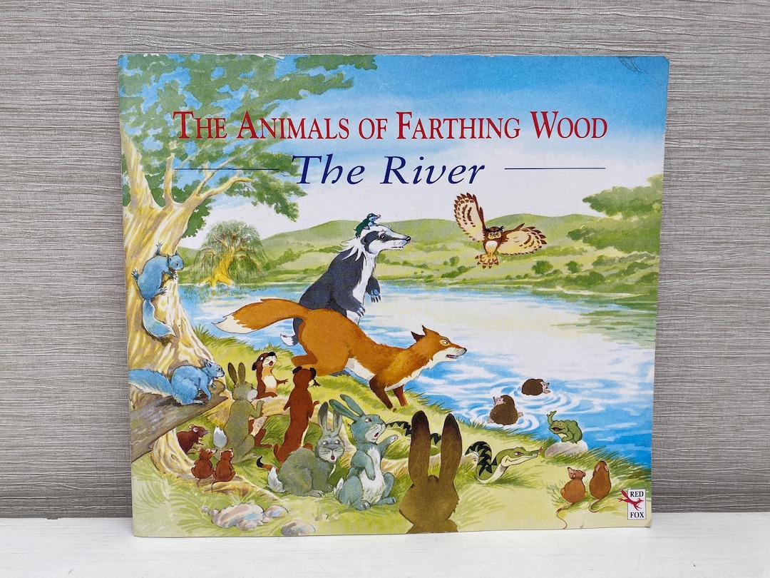 The Animals of Farthing Wood the River by Colin Dann - 1993 Vintage Red ...