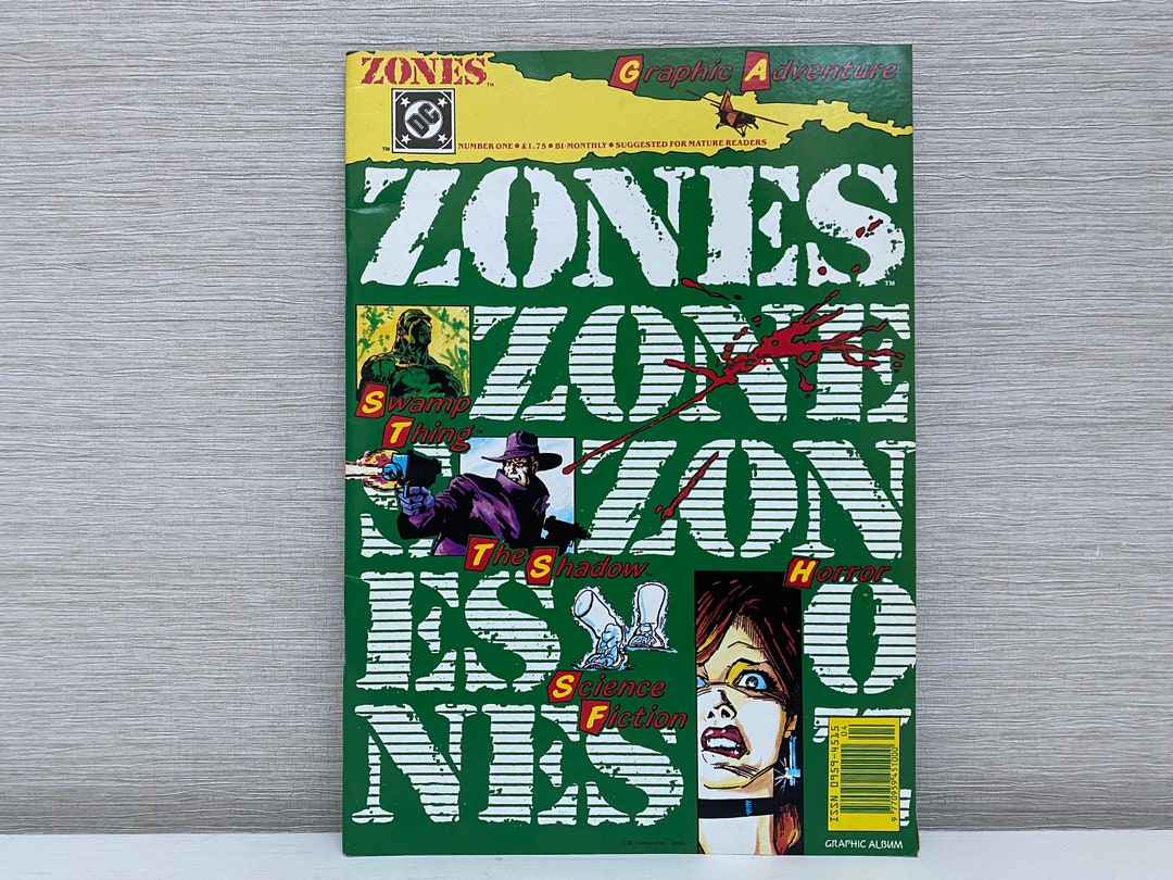 DC Comics Uk - Zones Graphic Adventure Magazine Issue 1 (1990) - Etsy