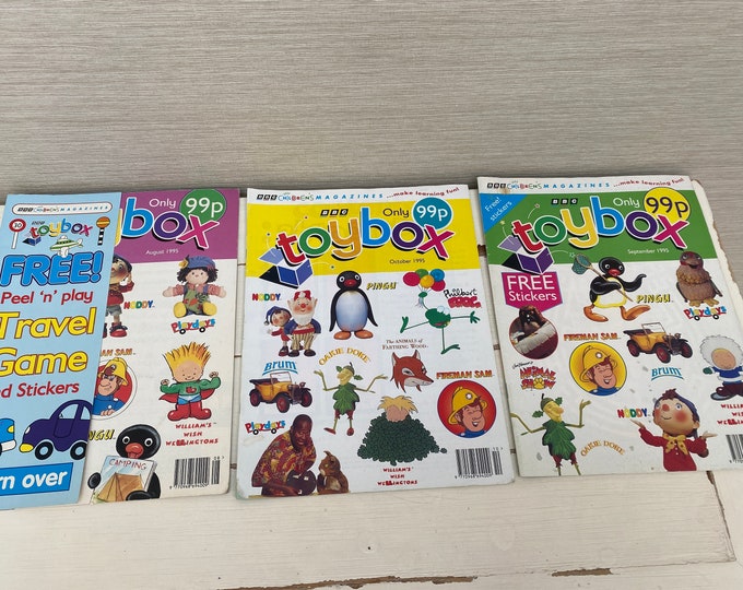 BBC Toybox Vintage Childrens Magazines 1995 Sold Individually - Etsy UK