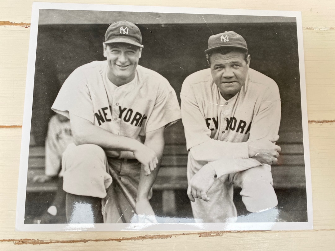 Vintage Baseball Player Photograph - George Herman Ruth - Babe - Etsy