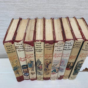 Famous Five by Enid Blyton 1950s Hardback Childrens Books Sold ...