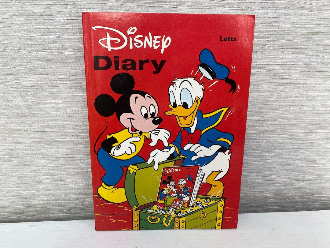 1980's Letts Disneyland Diary /journal UNUSED Paperback Book - Etsy