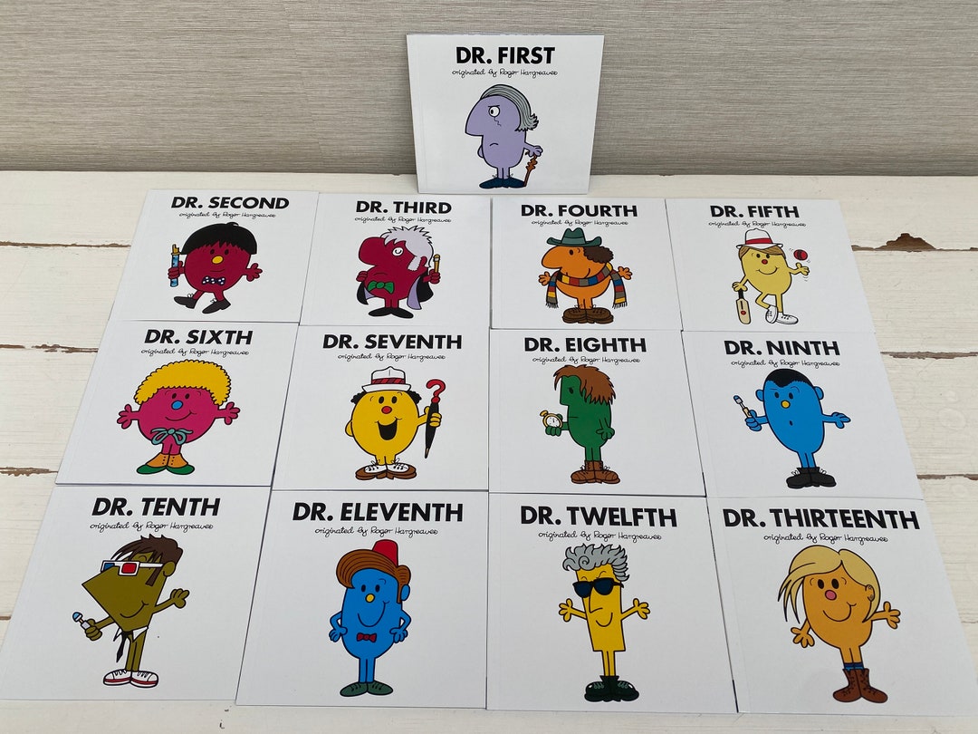 Mr Men Doctor Who Books Roger Hargreaves - Sold Individually - Etsy