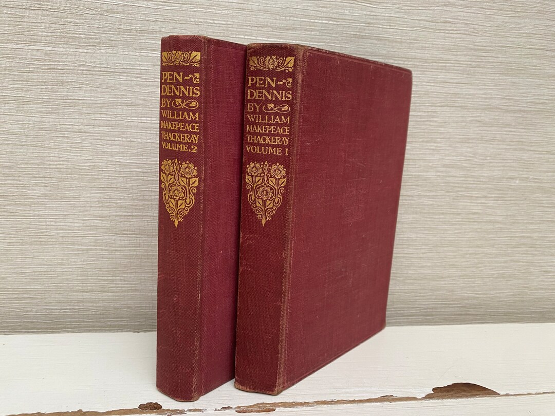 Pendennis by William Makepeace Thackeray Volume I & II - Hardback Books ...