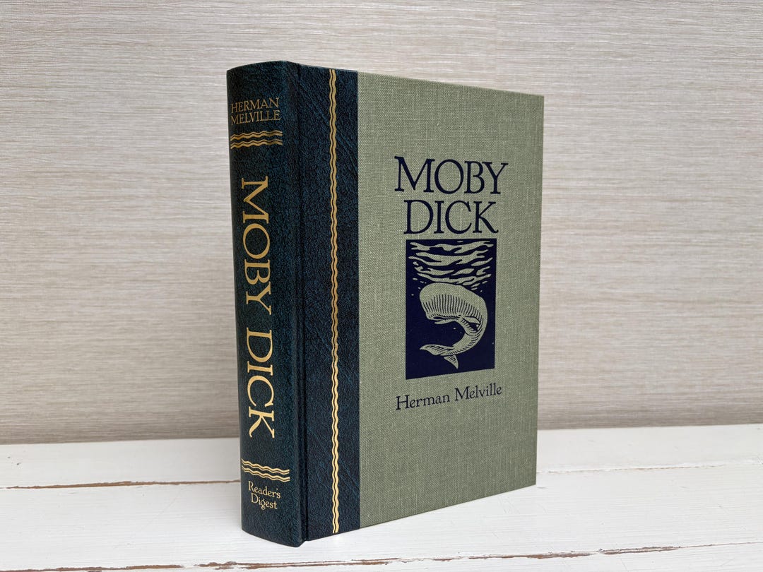 Moby Dick by Herman Melville Vintage 1997 Readers Digest Hardcover Book ...