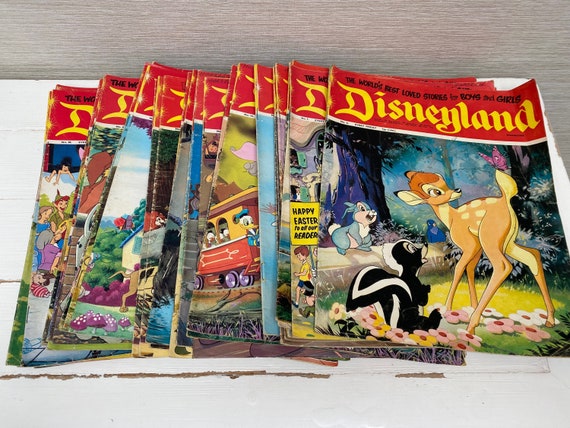 Disneyland 1970s Childrens Vintage Comics / Magazines Numbers - Etsy
