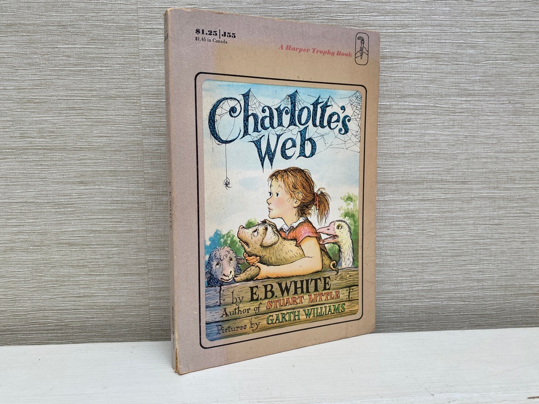 Charlottes Web by E B White 1973 Harper & Row Paperback Children's Book ...