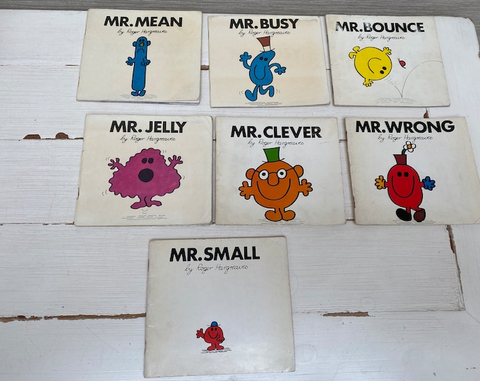 Little Miss and Mr Man Books Bundles YOU CHOOSE 80s Kid 90s Kid ...