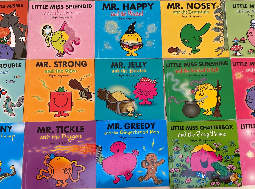 Mr Men Little Miss With Added Sparkle Paperback and Hardback Books ...