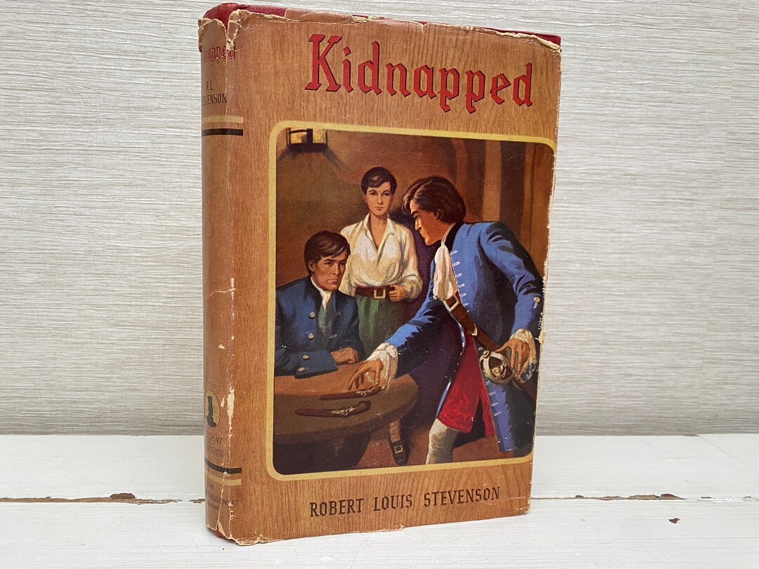 Kidnapped by Robert Louis Stevenson - 1950 Vintage Hardback Book ...