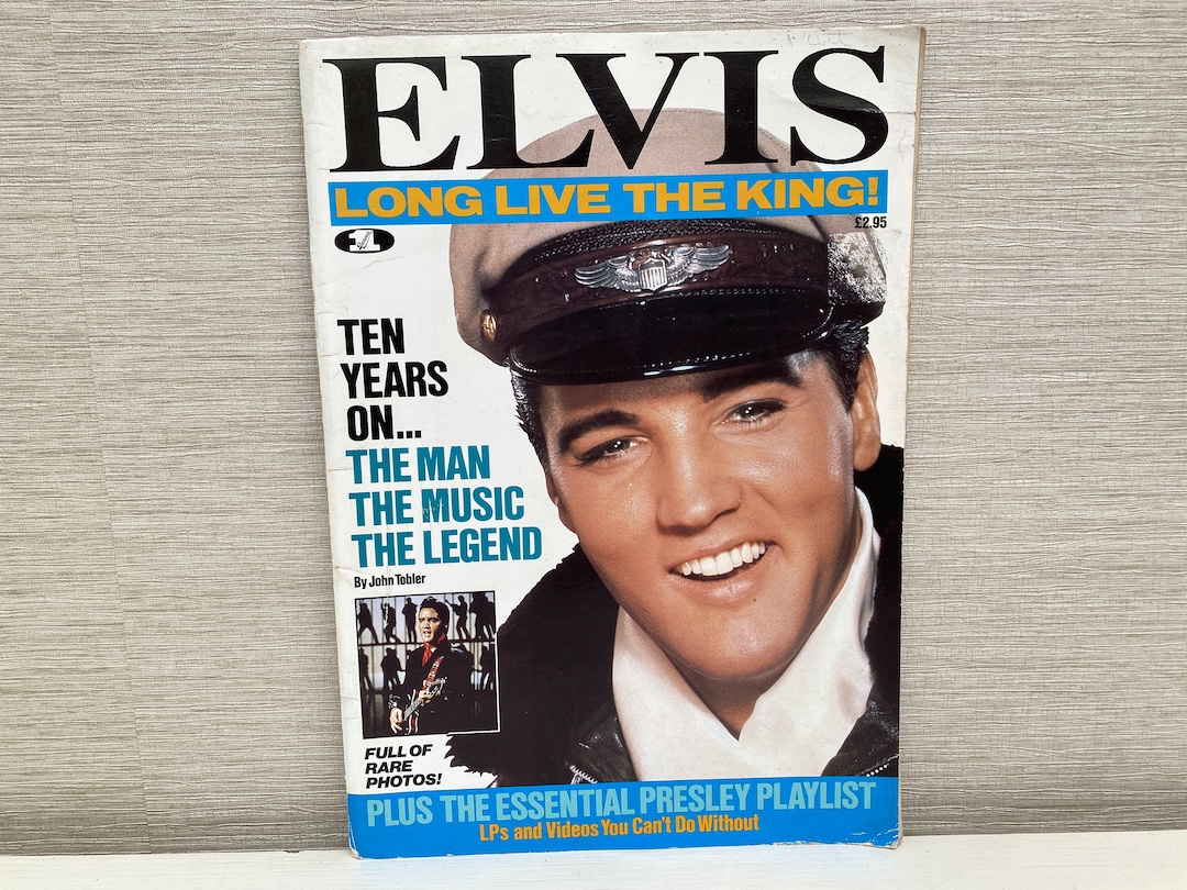 Elvis Long Live the King Magazine Vintage 1987 - Etsy