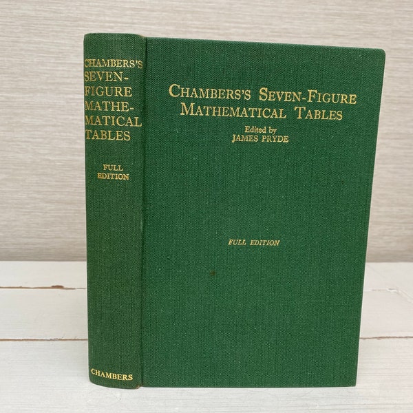 Mathematical Tables - Etsy UK