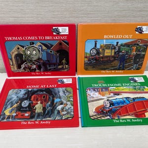 1990's Thomas the Tank Engine Hardback Books William Heinemann Grolier ...