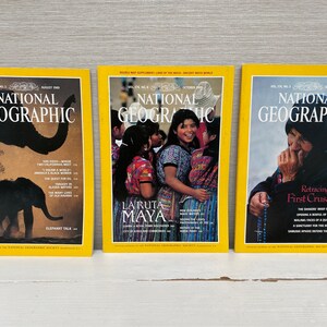 National Geographic Magazines 1980s - Sold Separately - Etsy