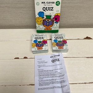Roger Hargreaves Mr Men Mr Clever Quiz Game Paladone - Etsy