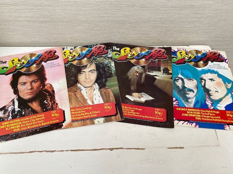 The Story of Pop Magazines 1970’s - Sold Seperately - Etsy