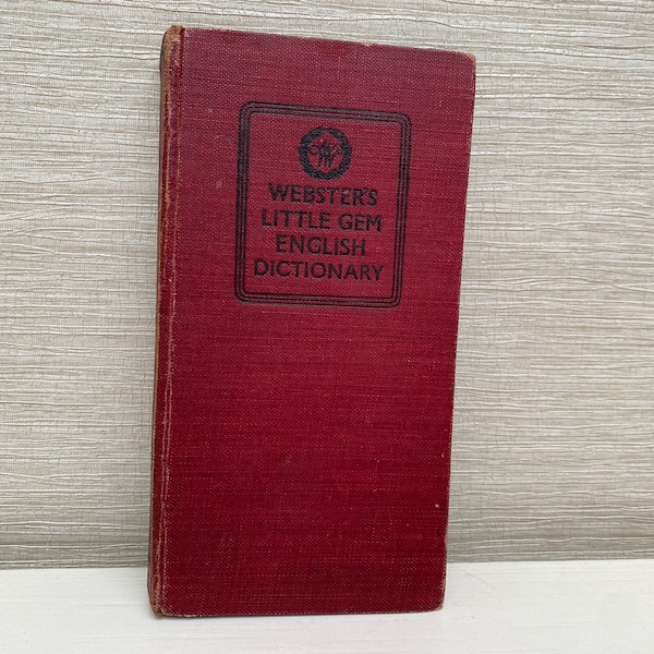 Antique Websters Dictionary - Etsy