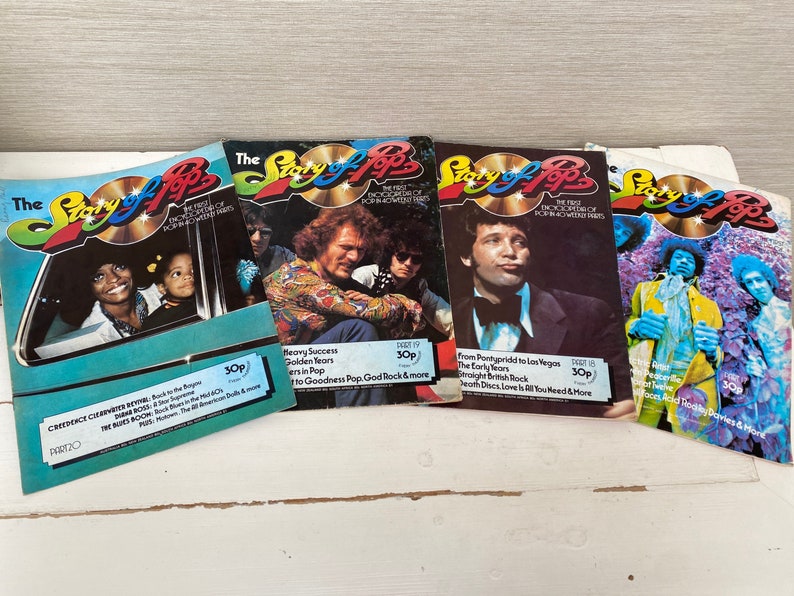 The Story of Pop Magazines 1970’s - Sold Seperately - Etsy