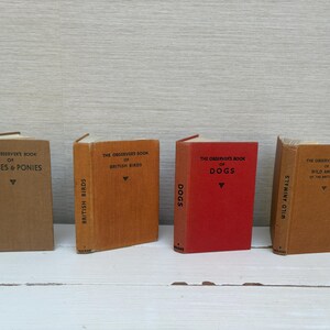 Vintage Observer Pocket Books / Reference Books No Dustcovers - Various ...
