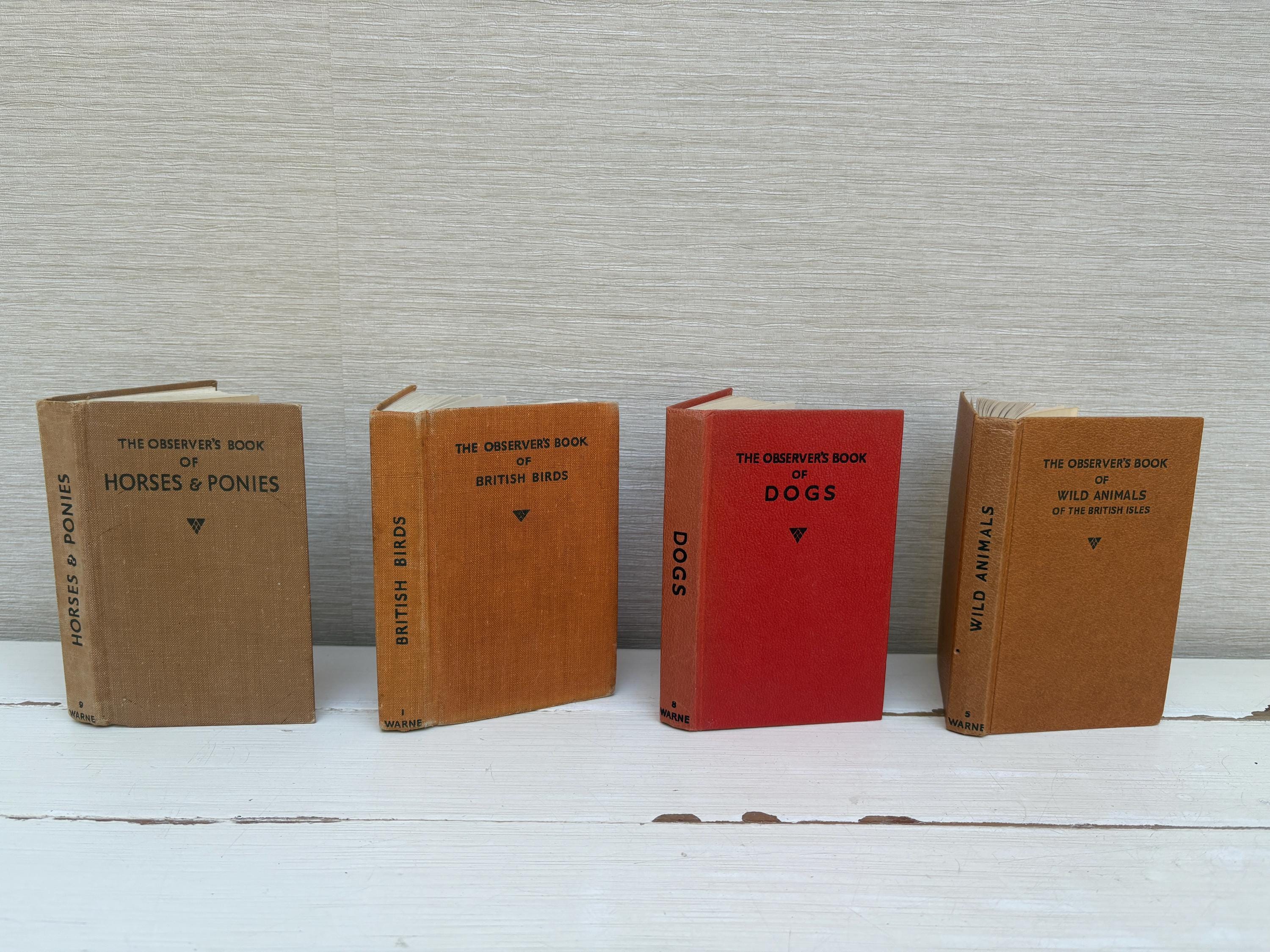 Vintage Observer Pocket Books / Reference Books No Dustcovers - Various ...