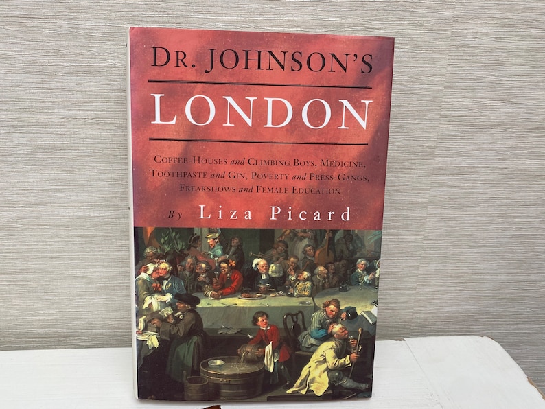 Dr Johnson’s London by Liza Picard - 2000 Hardback Book - Etsy