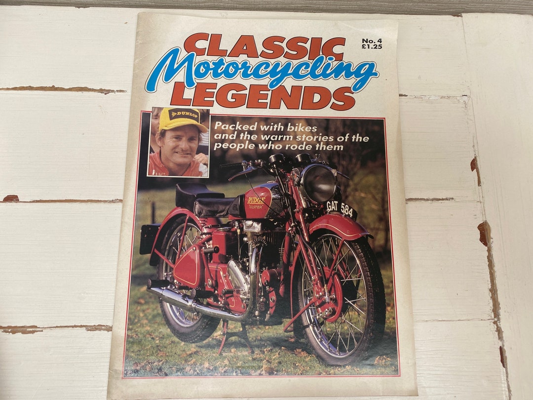 Classic Motorcycling Legends 1988 Magazine No 4 - Etsy