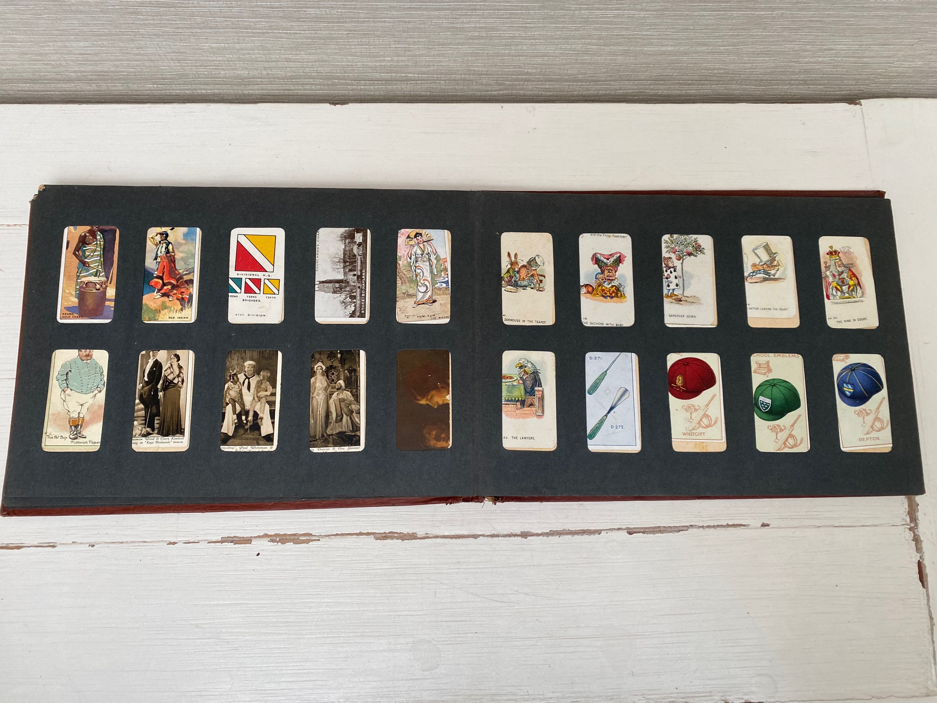 Various Vintage Cigarette Cards Collection of 200 Cards in Album ...