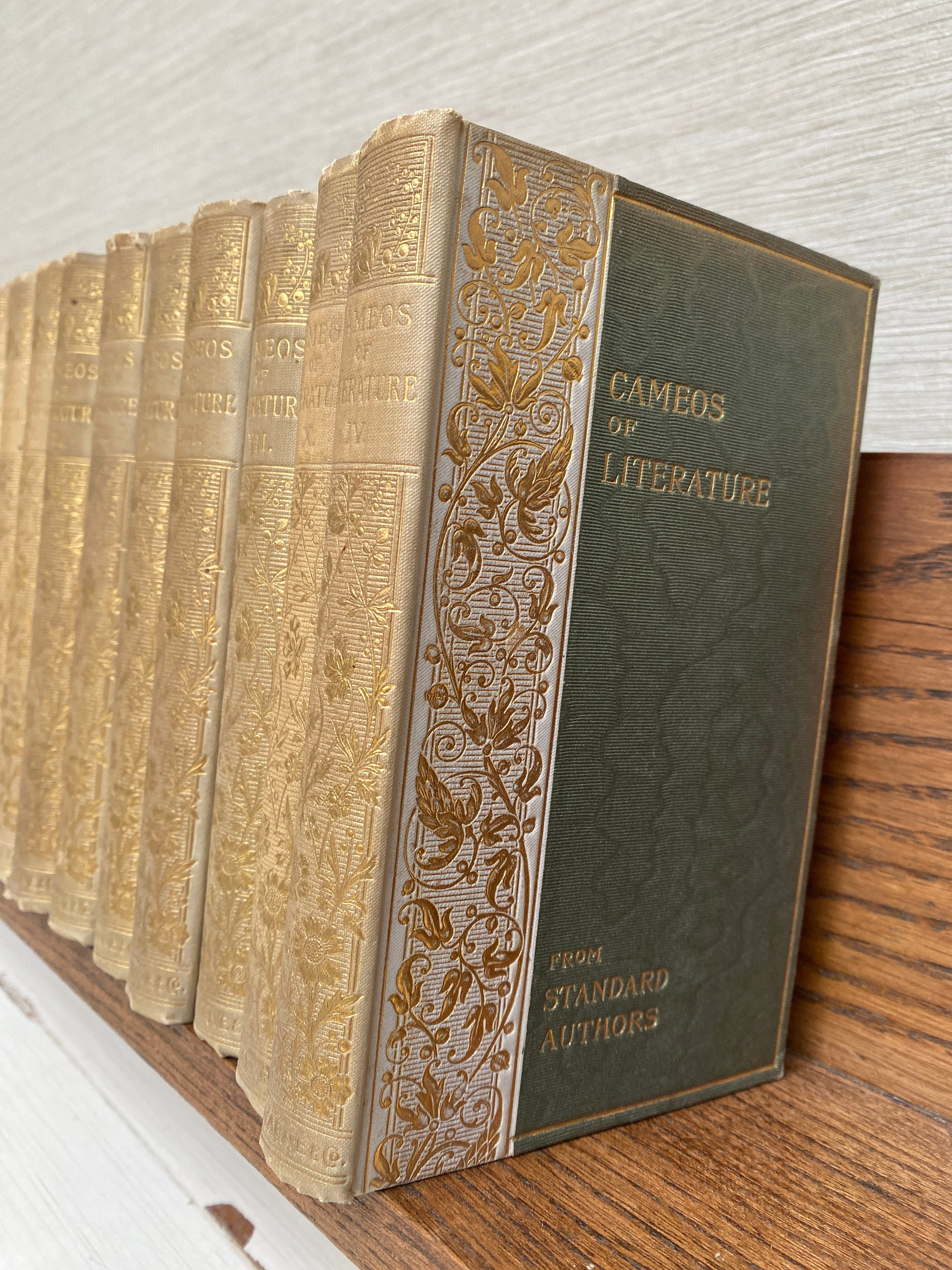 Cameos of Literature From Standard Authors -mrs. Valentine 1894 Antique ...