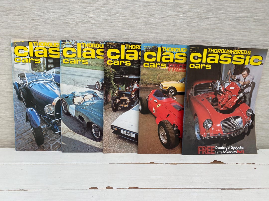 Thoroughbred & Classic Cars Vintage Magazines 1979 and 1980 - Various ...