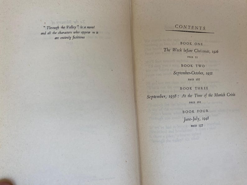 Through the Valley by Robert Henriques 1951 Vintage Hardback Book- the ...
