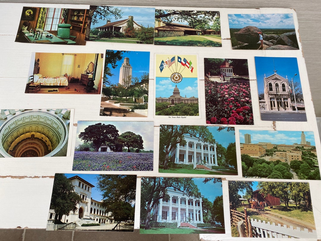 1970s Vintage Postcards USA Texas Selection of 16 - Etsy